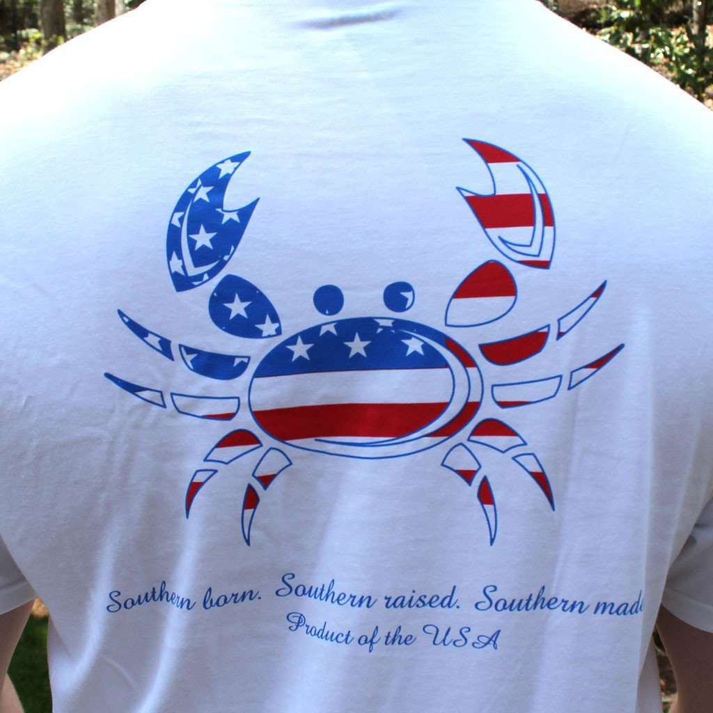 Patriotic Crab Tee by Coast-Small – Country Club Prep