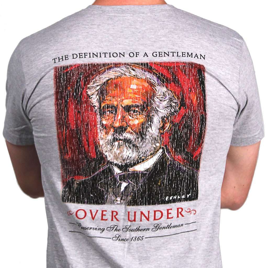 Over Under Clothing Robert E. Lee Short Sleeve Tee in Grey – Country ...