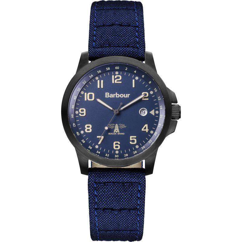 Barbour Men's Swale Watch in Navy Fabric – Country Club Prep