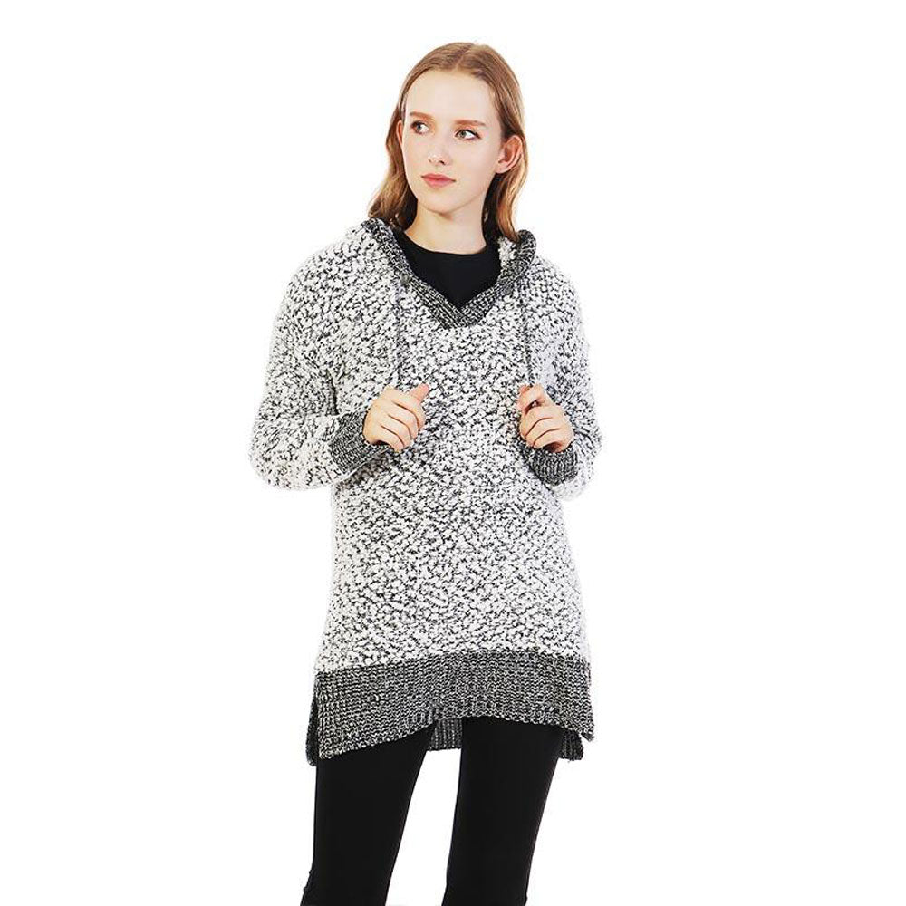 The Stockholm Popcorn Sweater in Grey by Nordic Fleece | Free Shipping ...