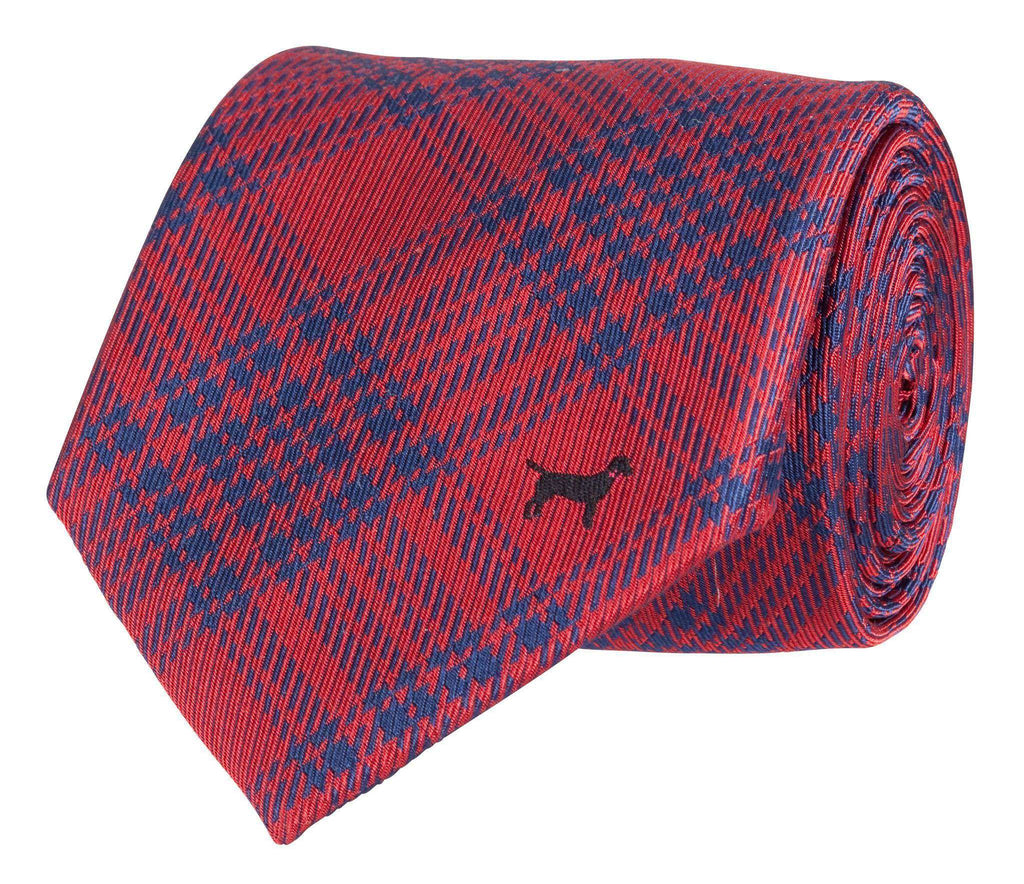 Southern Proper Black Lab Tie in Red – Country Club Prep
