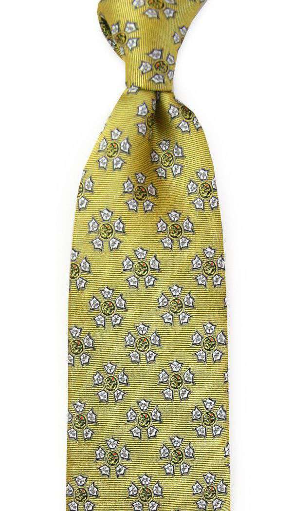 Dogwood Black Sigma Nu Neck Tie in Gold – Country Club Prep