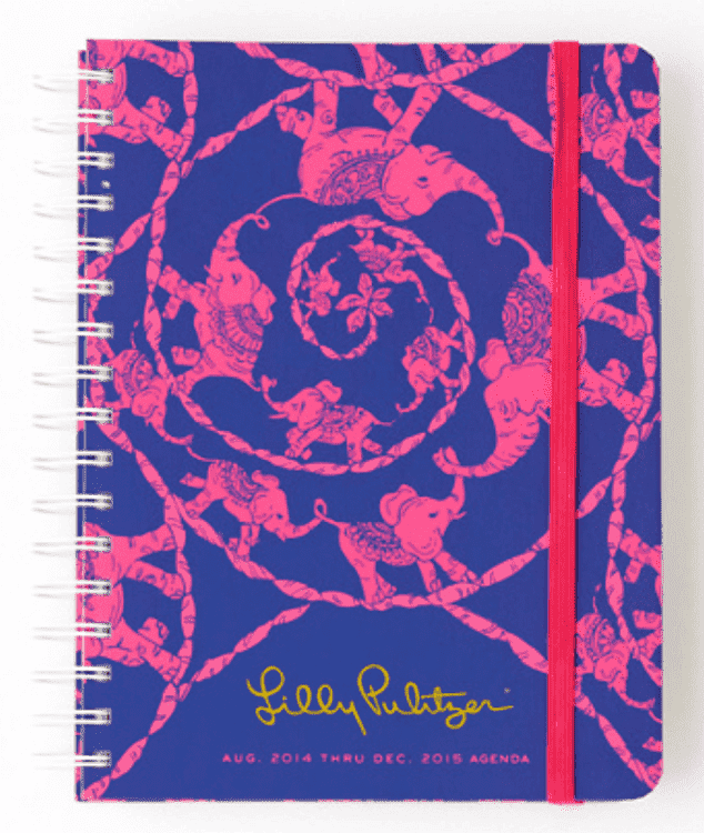 Lilly Pulitzer 17 Month Large Agenda in Loopy Lilly – Country Club Prep