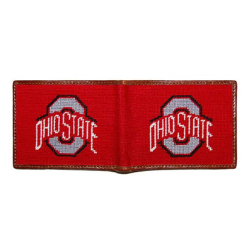 Smathers & Branson Ohio State Needlepoint Bi-Fold Wallet – Country Club ...