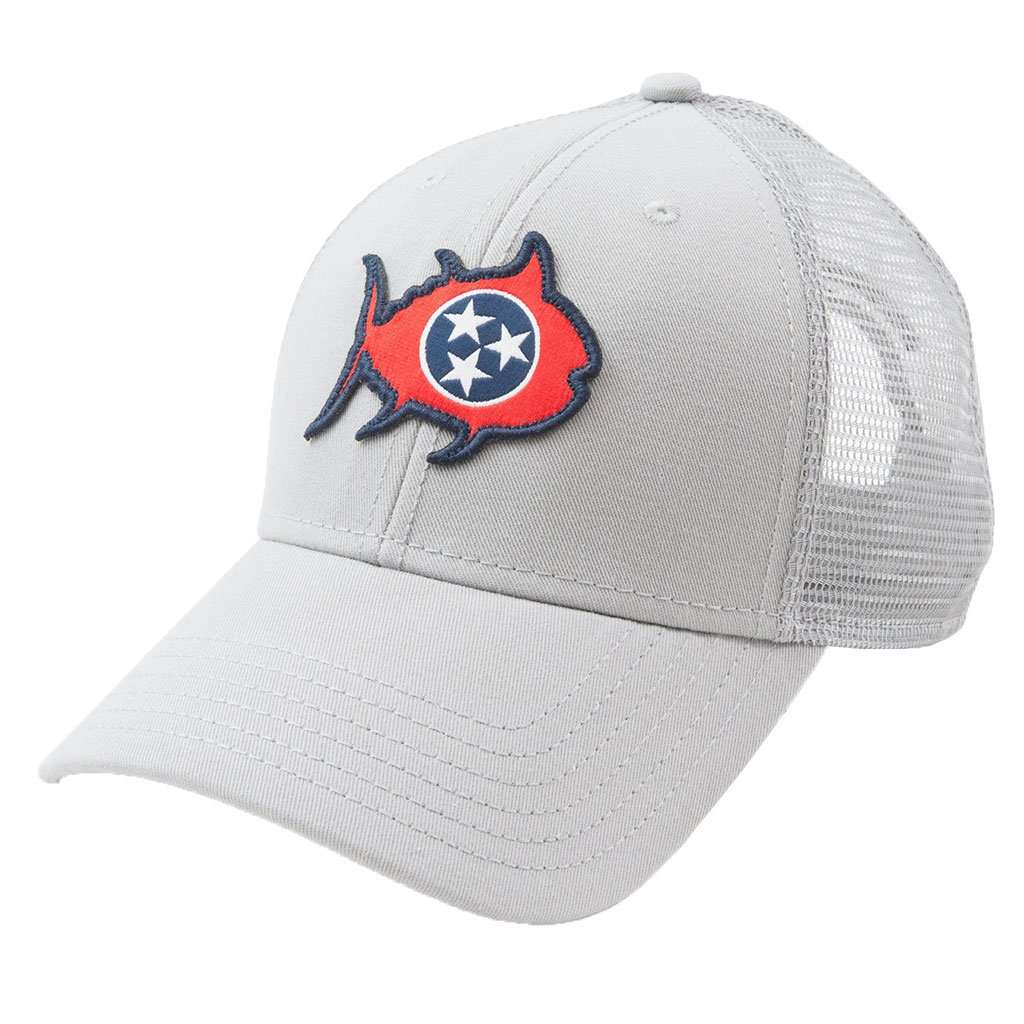 Southern Tide Skipjack Trucker Hat - TN in Grey – Country Club Prep