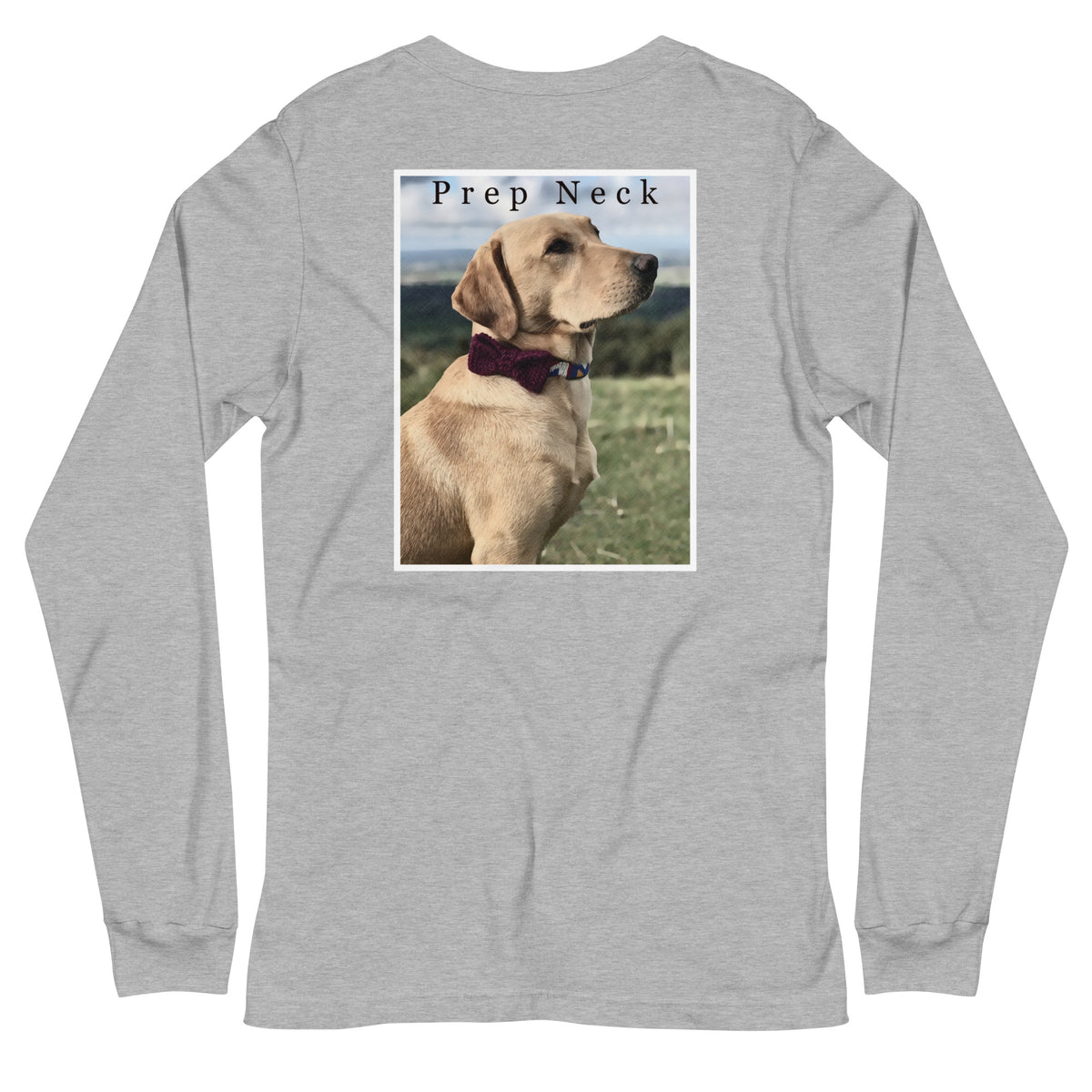 Prep Neck Pup Long Sleeve Tee by Country Club Prep