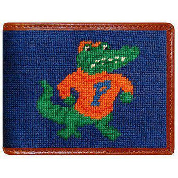 Smathers and Branson Florida Gators Needlepoint Wallet in Blue ...