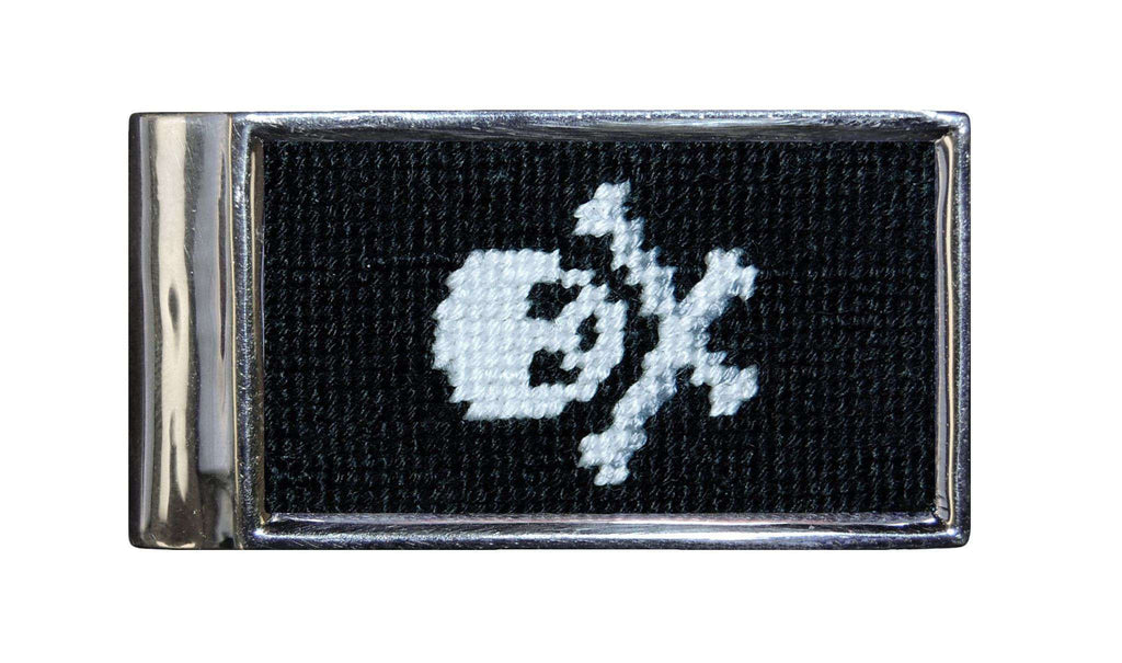 Smathers and Branson Jolly Roger Needlepoint Money Clip – Country Club Prep