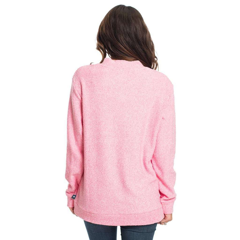 The Southern Shirt Co. Heather Loop Knit Terry Pullover in Himalayan Pink – Country Club Prep
