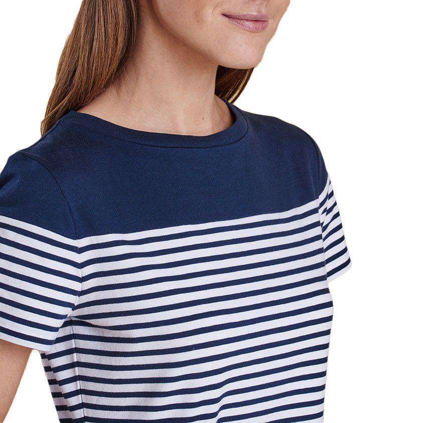 Barbour Teesport Top in Navy – Country Club Prep